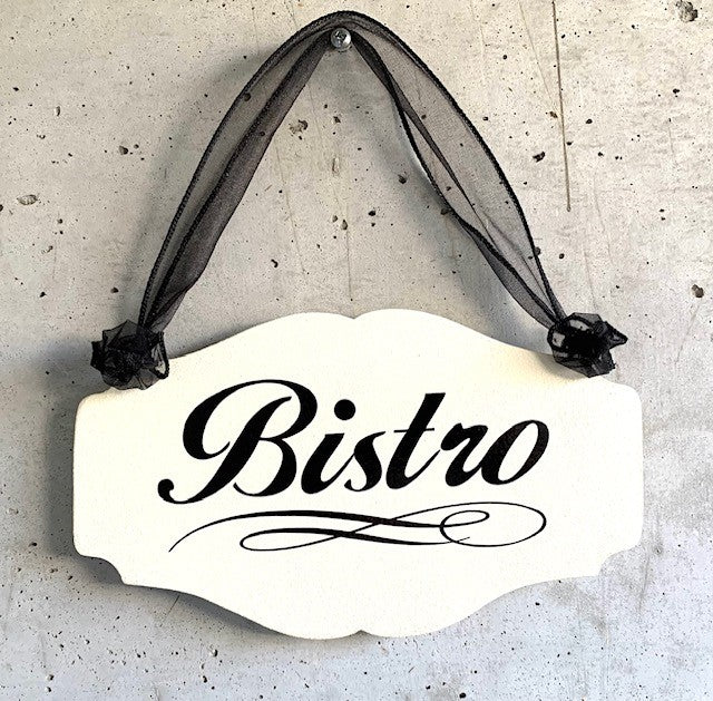 Bistro Sign Directional Wall Art | Heartfelt Giver