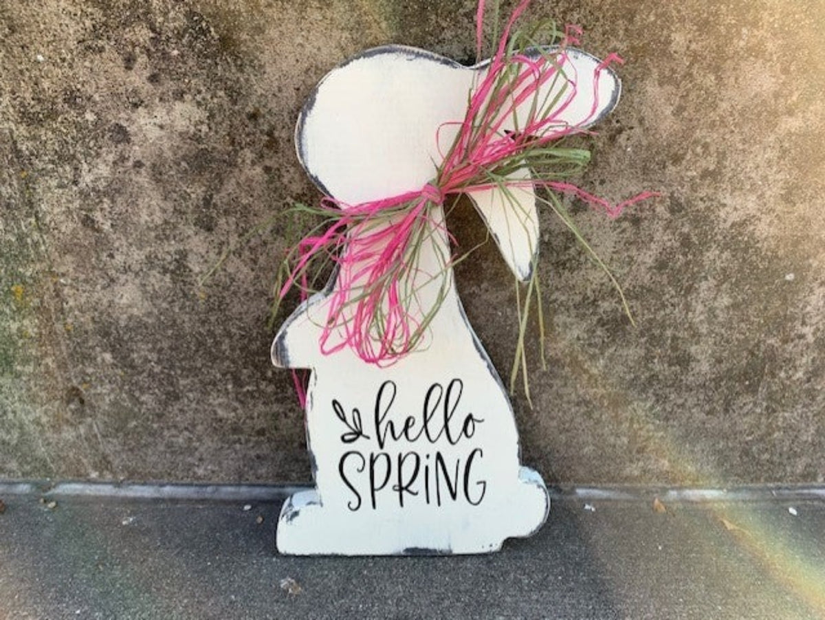 Hello Spring Signs For Front Door Decor by Heartfelt Giver | Heartfelt ...