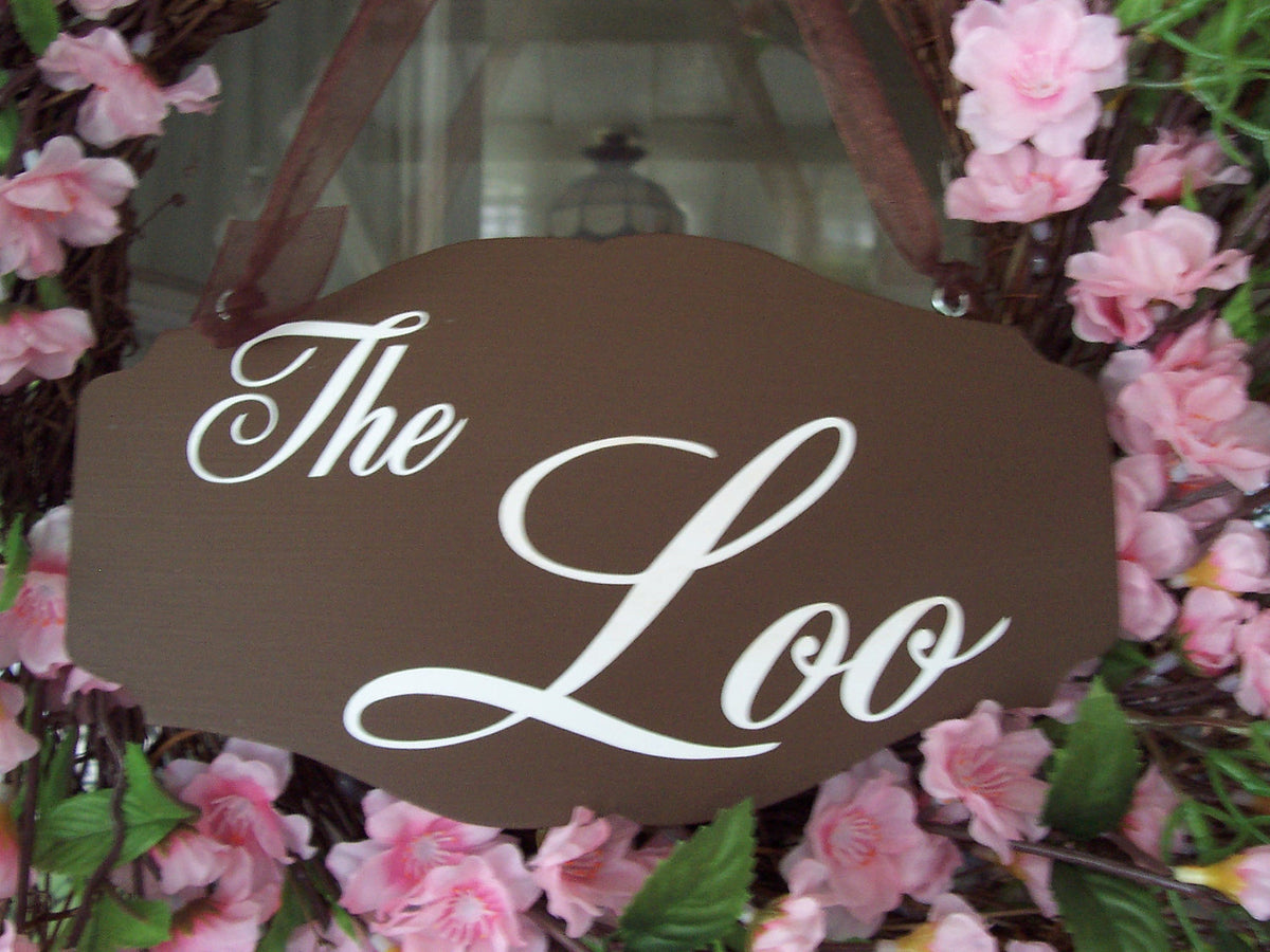 Loo Door Hanger Signs for a Bathroom | Heartfelt Giver