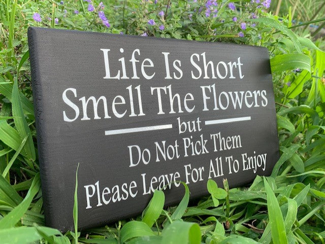 Flower Garden Yard Sign Decorative Signage for Your Flowerbed ...
